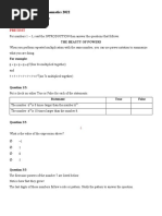 Pretest PISA Questions For Mathematics 2022 PDF Wind Power Speed | PDF ...