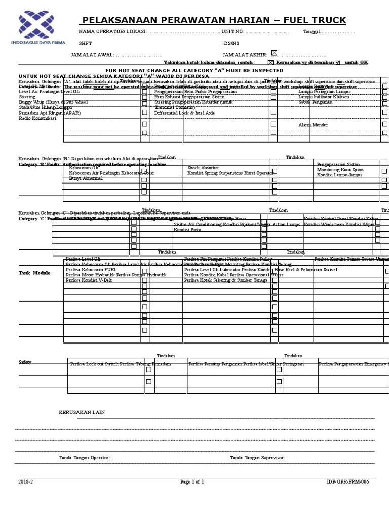 P2H Fuel Truck | PDF