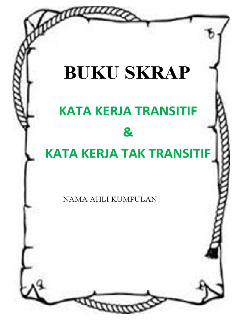 Buku Skrap Kata Kerja | PDF