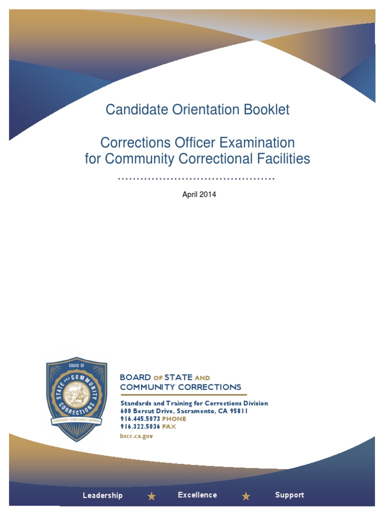 CCF Candidate Orientation Booklet 2014 | PDF | Test (Assessment)