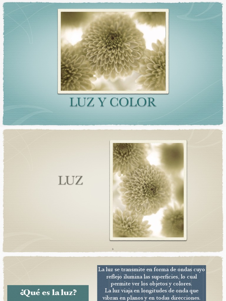 Luz y Color | PDF | Color | Frecuencia