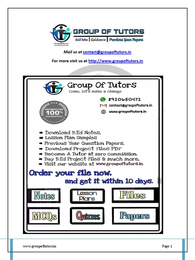 Physical Science Lesson Plans B.ed | PDF