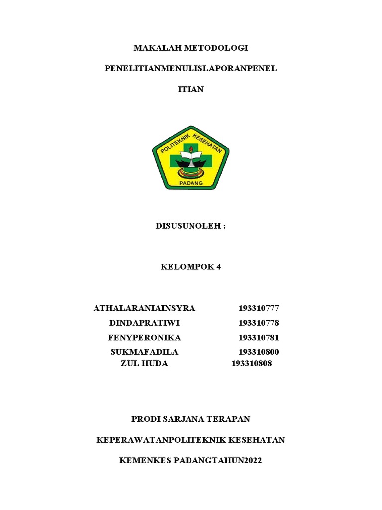 Menulis Laporan Penelitian - Kelompok 6 - Metlit | PDF