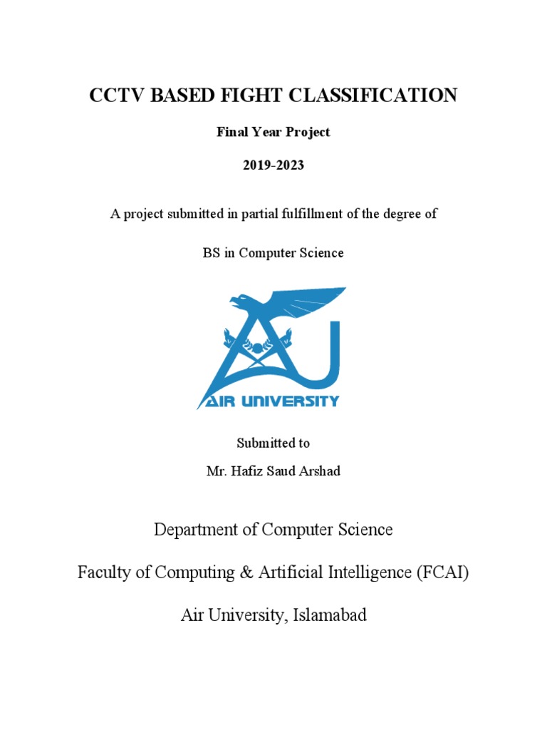 FYP-3 Report Template For Development Projects | PDF | Closed Circuit ...