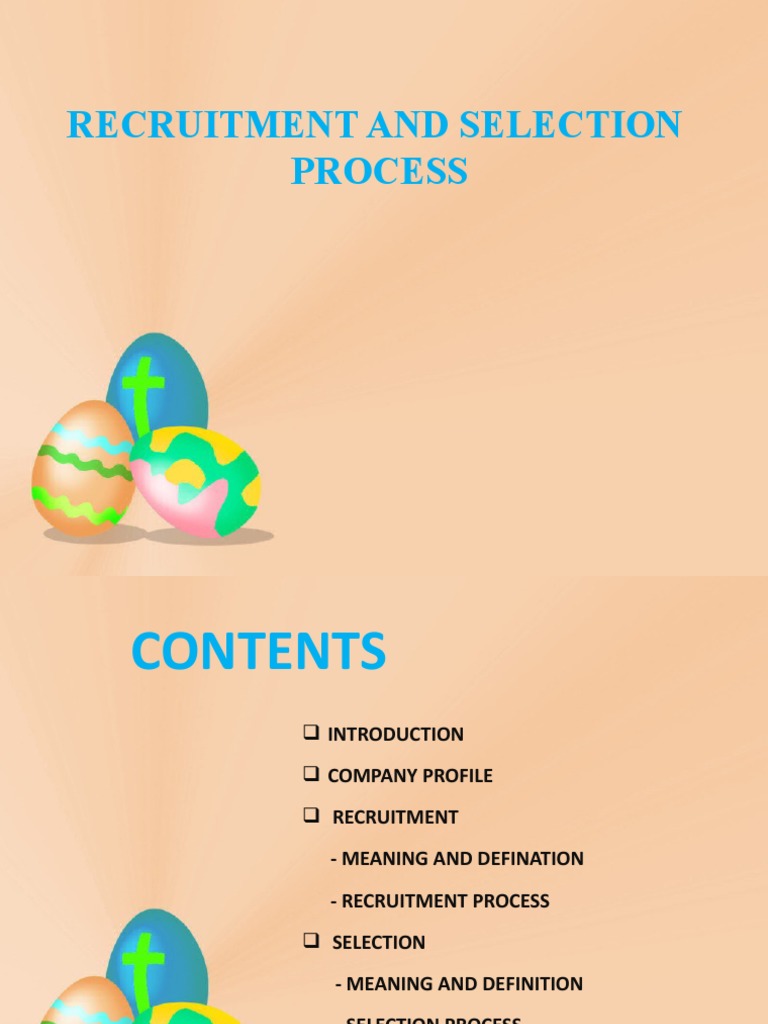 Recruitment and Selection Process | PDF | Recruitment | Employment