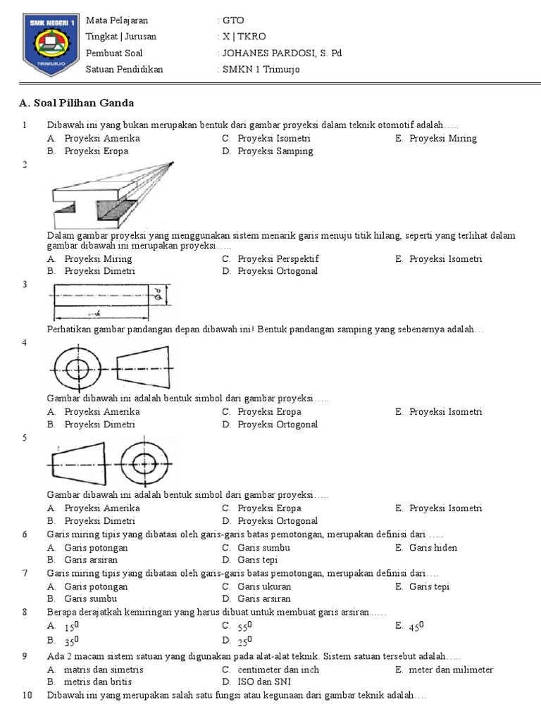 SOAL GTO PAS 2022 Final | PDF