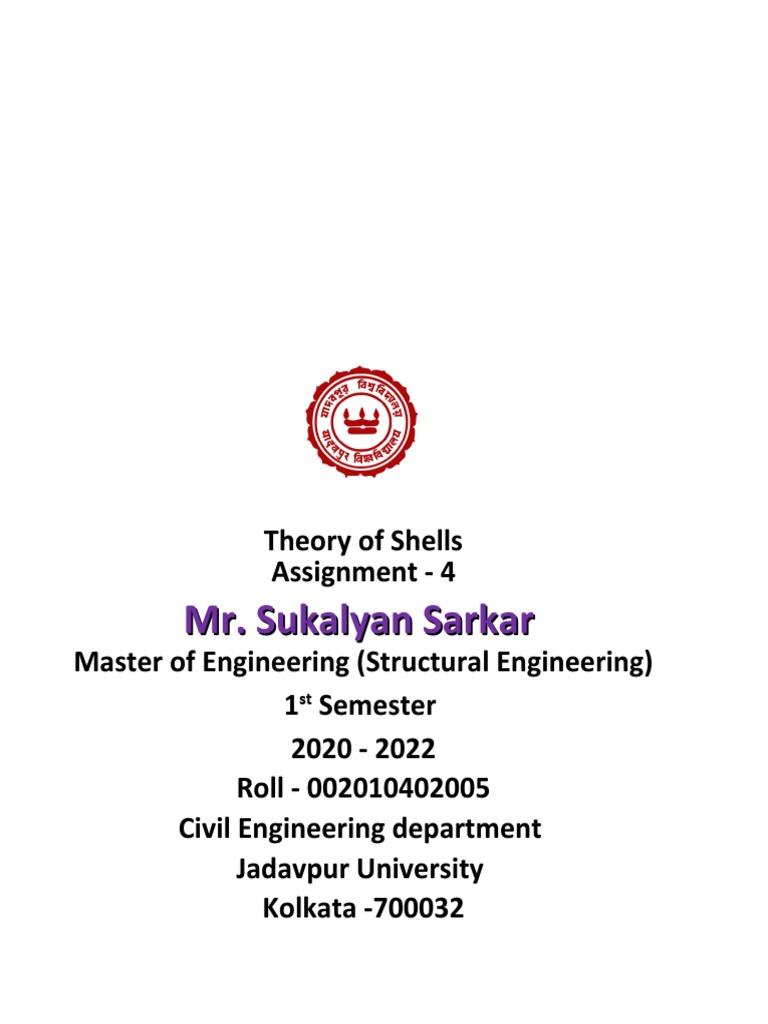 Doubly Curved Shell | PDF | Stress (Mechanics) | Buckling