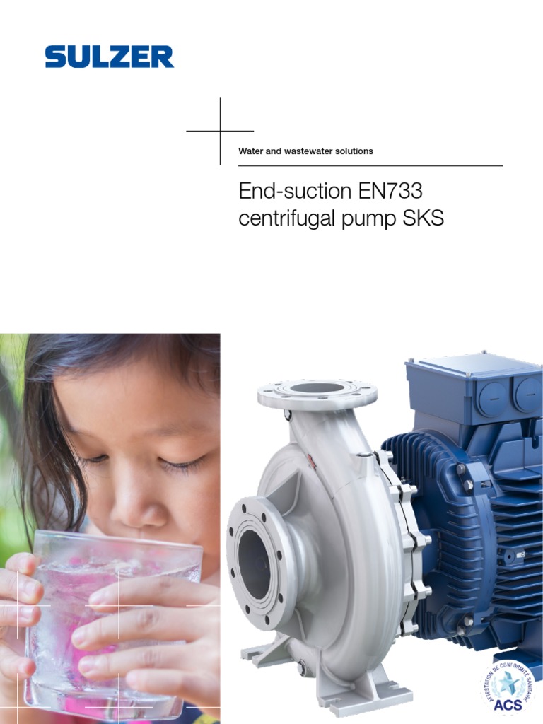 End-Suction EN733 Centrifugal Pump SKS: Water and Wastewater Solutions ...