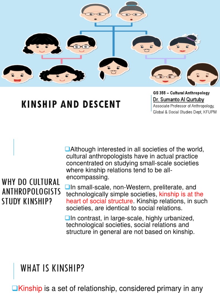 Kinship & Descent System | PDF | Kinship | Family