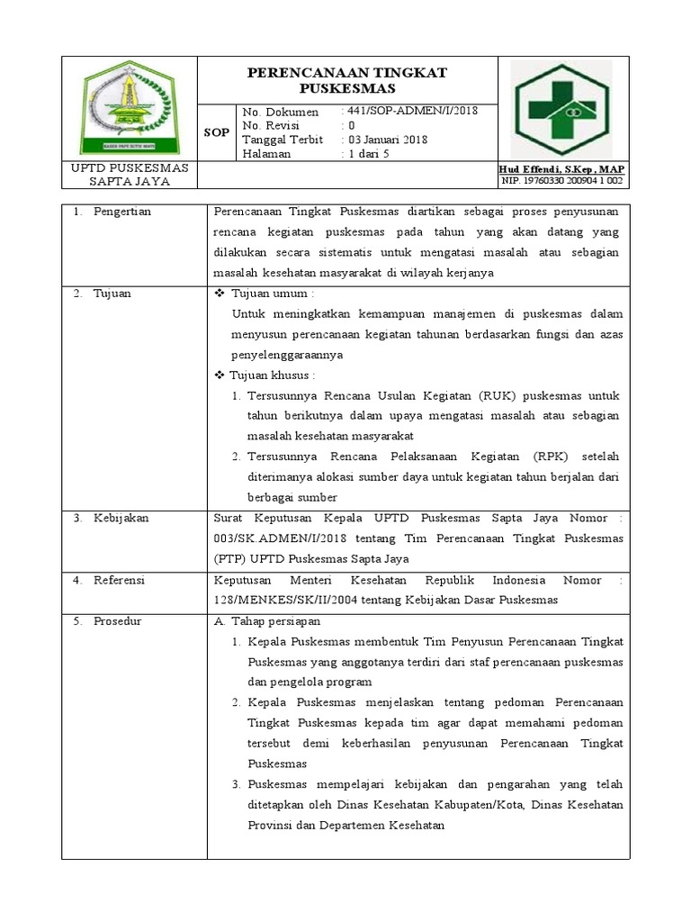 1.1.1.6 Sop PTP | PDF