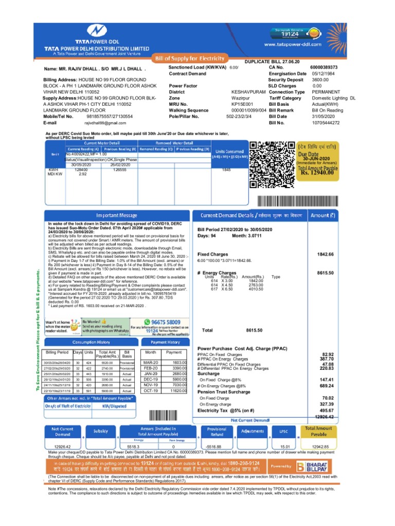Tata Power Delhi LB | PDF