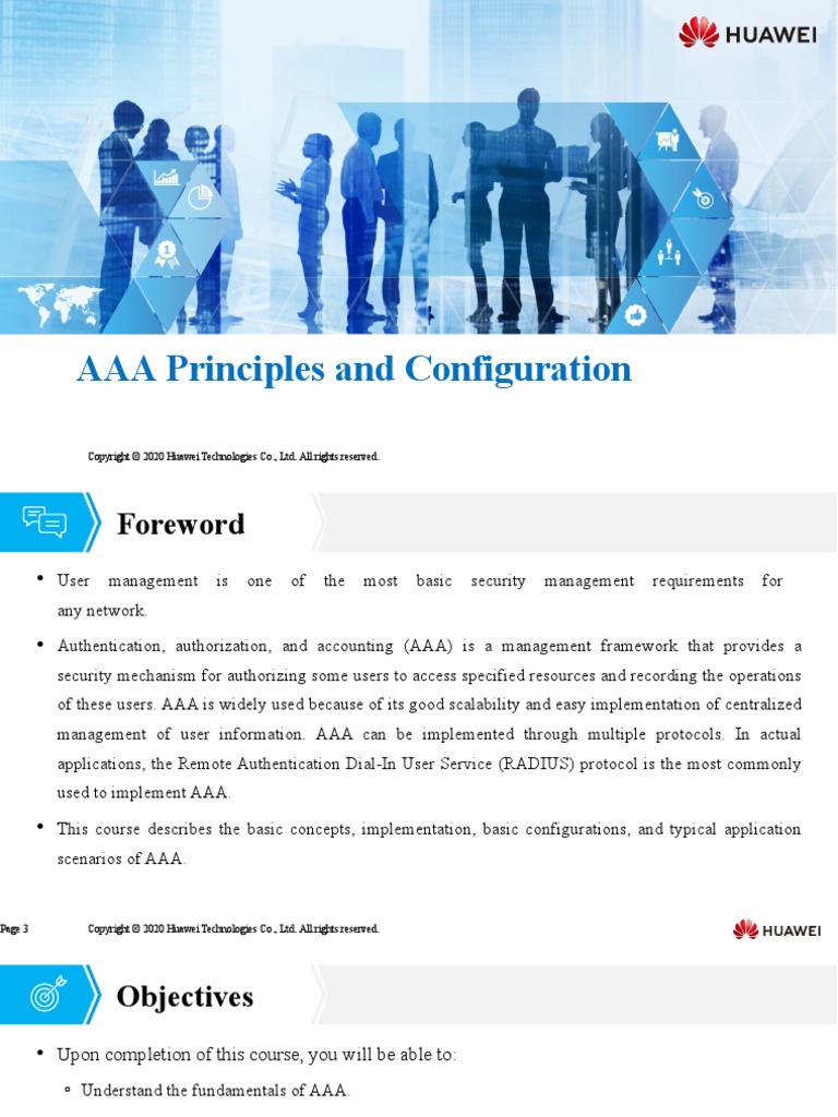 13 AAA Principles and Configuration | PDF | Radius | Computer Science