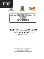 Kertas Kerja Program Galakan Membaca 2023 | PDF