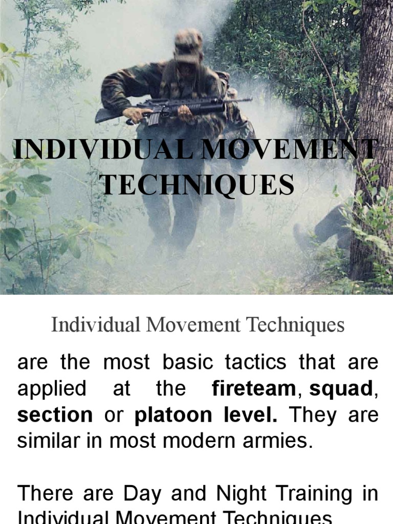 Individual Movement Techniques Guide | PDF | Odor | Reconnaissance