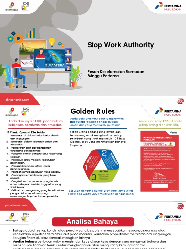 Week 1.1 - Stop Work Authority | PDF