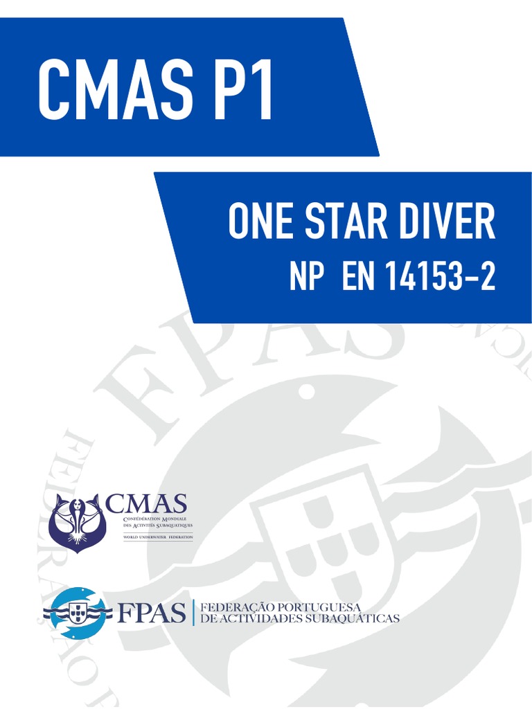 CMAS P1 Diver Requirements | PDF | Mergulho submarino | Equipamento de mergulho