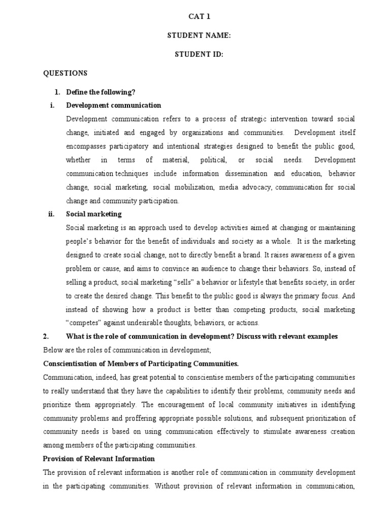 Developmental Communication | PDF | Communication | Interpersonal ...