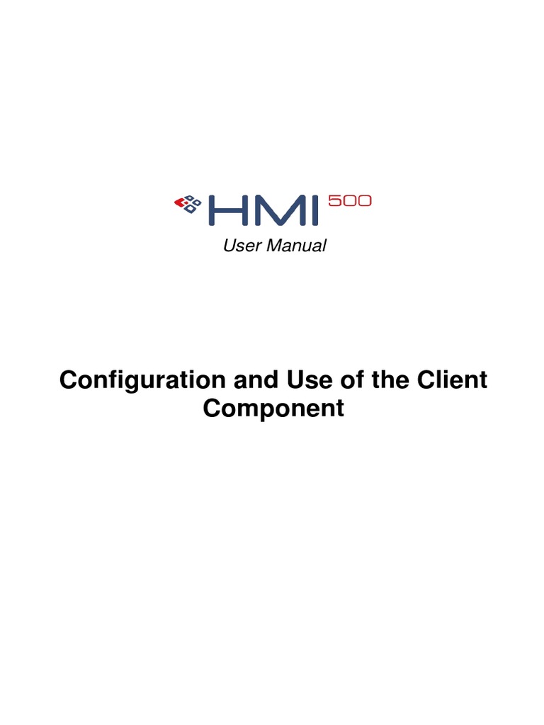 ASID11000159 - HMI 500 - User Manual - Configuration and Use of The ...