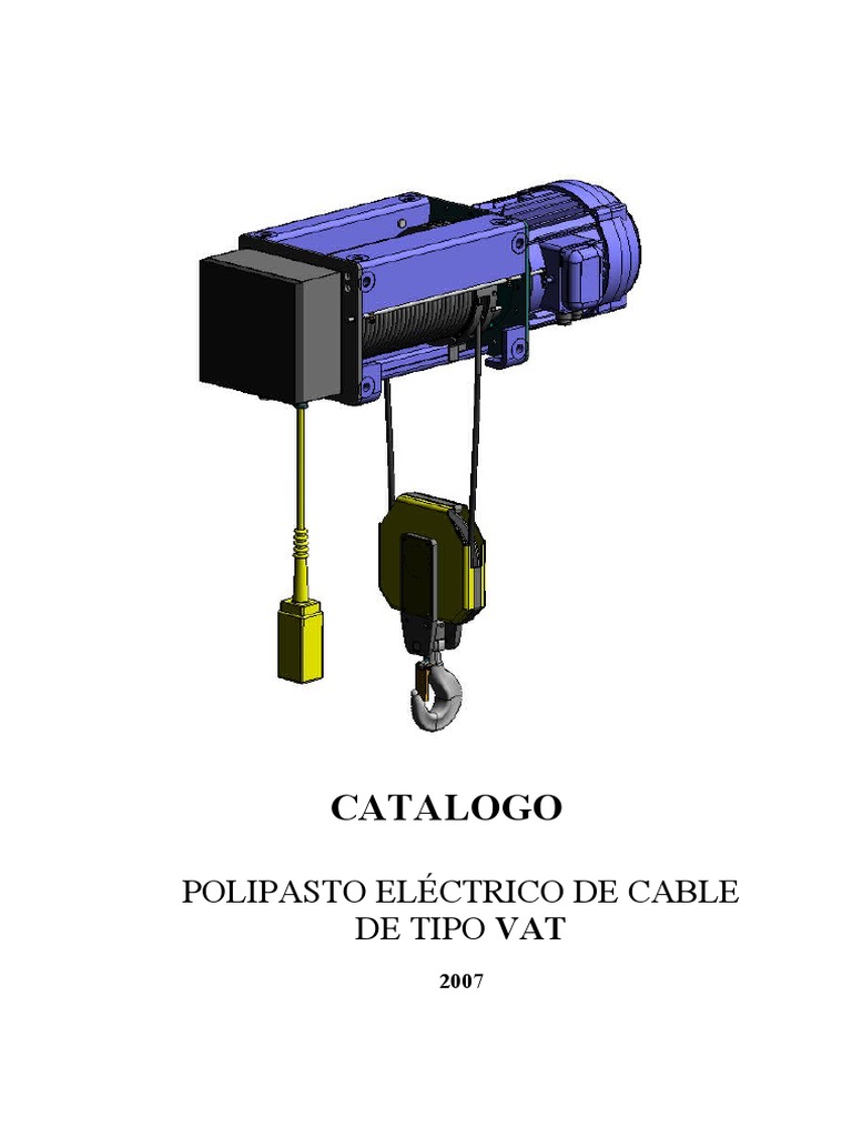Despiece Polipastos DIEXA | PDF | Mecánica | Ingeniería mecánica