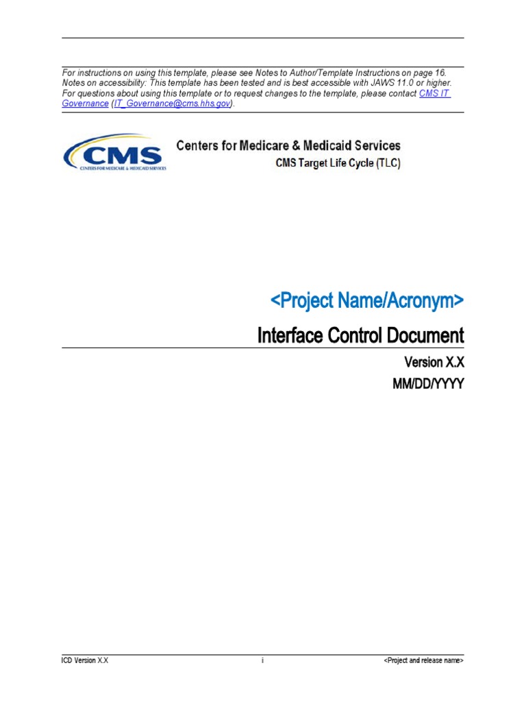 Interface Control Document | PDF | Osi Model | Computer Network