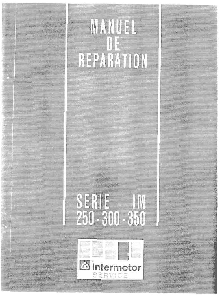 Intermotor IM250 IM300 IM350 | PDF