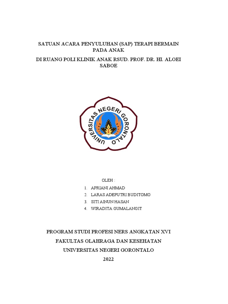 Sap Terapi Bermain | PDF