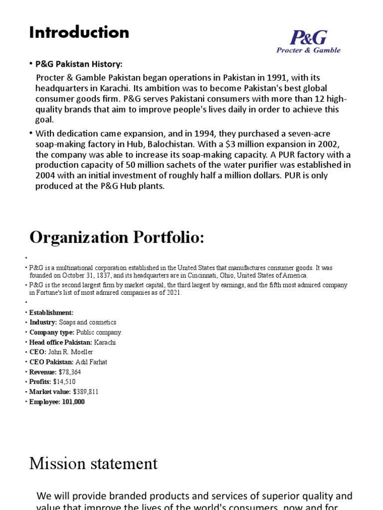 P&G PPT Edit | PDF | Procter & Gamble | Brand