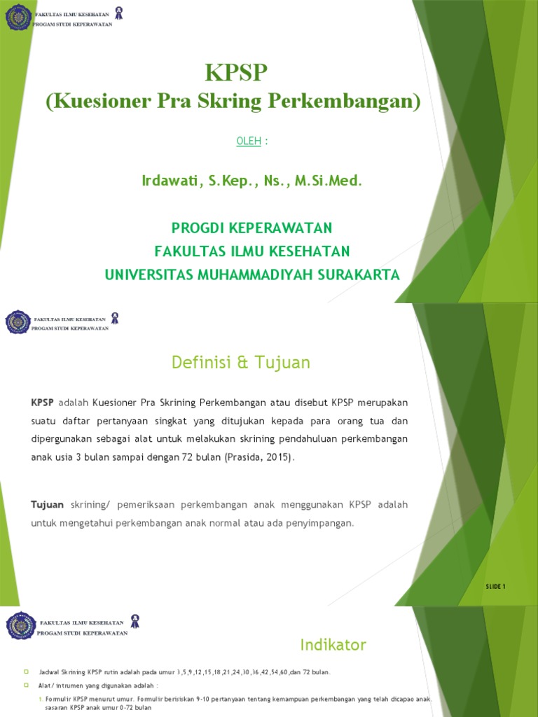 Materi KPSP | PDF