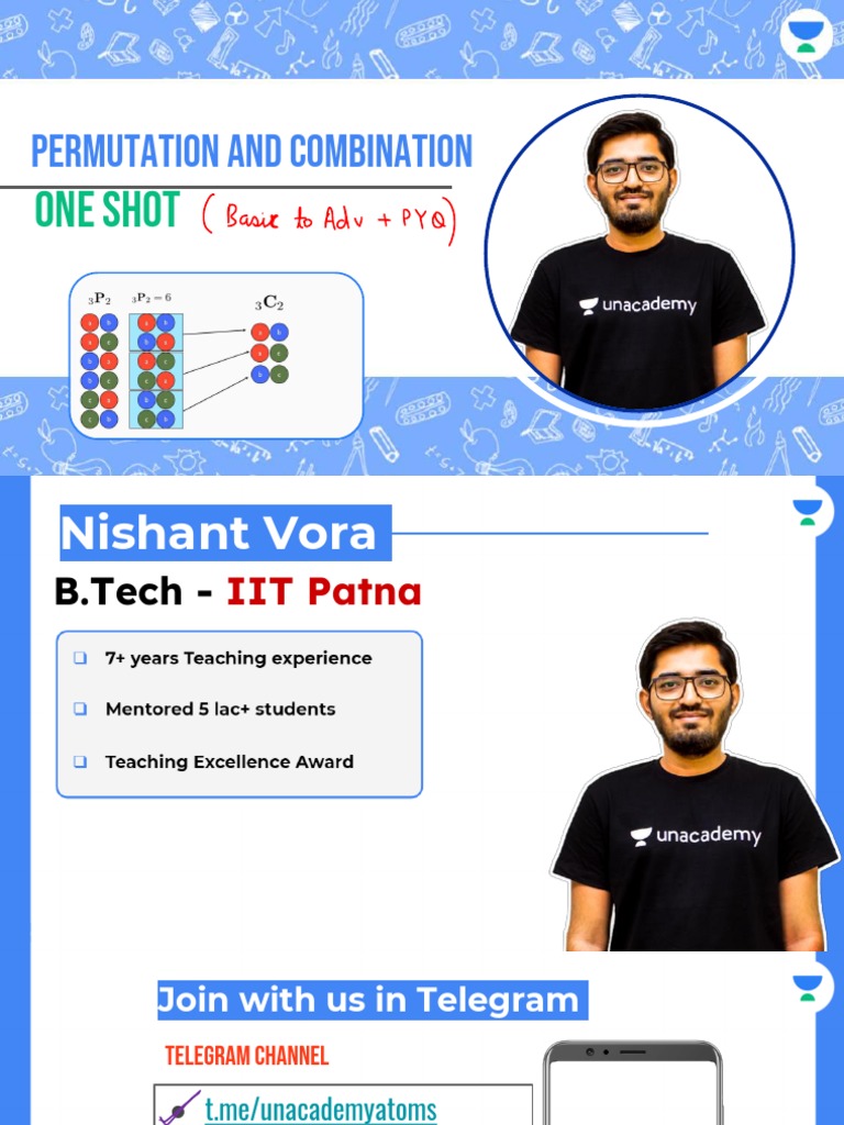 Permutation and Combination One Shot Bounceback | PDF | Summation | Line (Geometry)