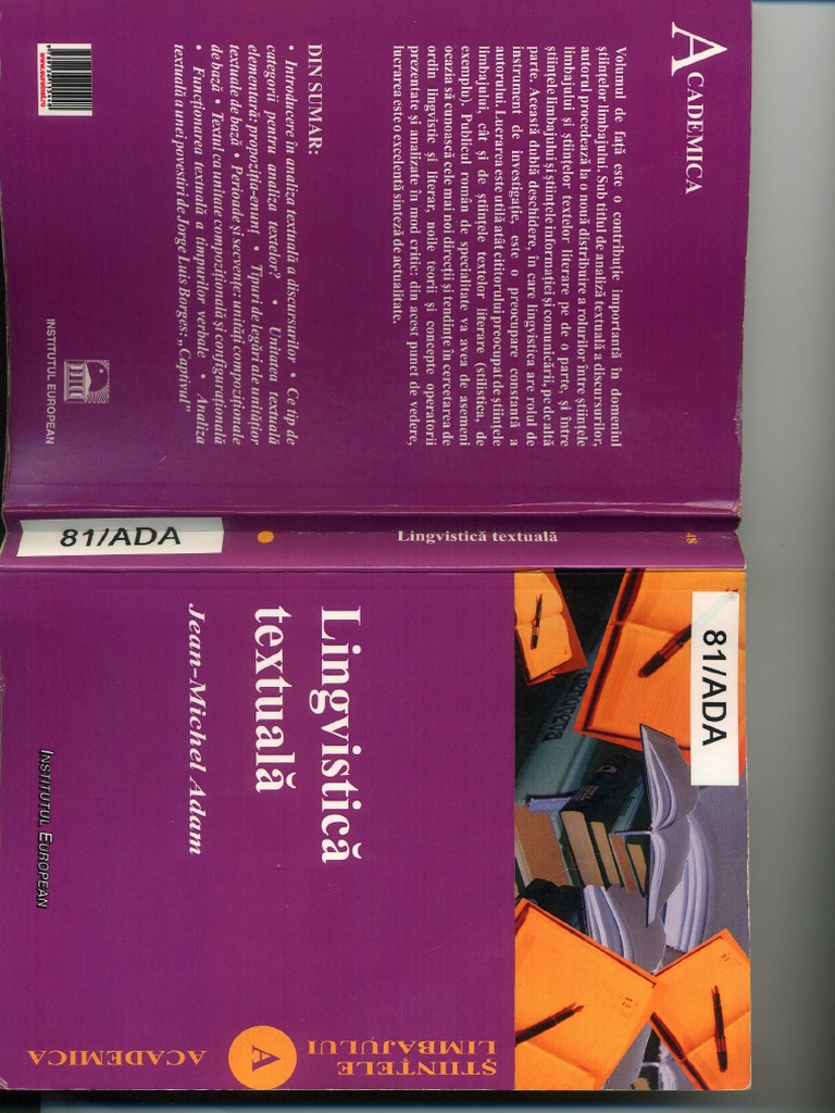 Adam Lingvistica Textuala | PDF