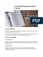 10 CONTOH PAPER Kuliah Singkat dan Cara Membuatnya + PDF | PDF