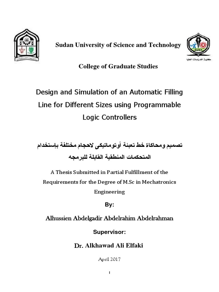 Design and Simulation of An Automatic... | PDF | Programmable Logic Controller | Automation