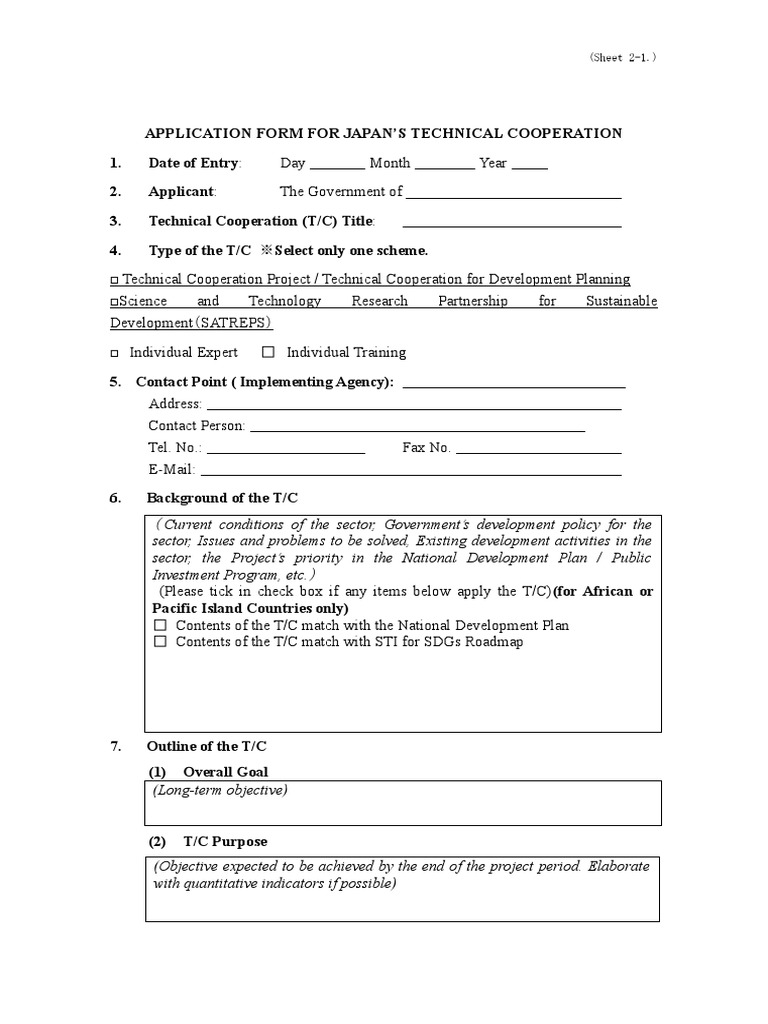 2 Application-Form | Download Free PDF | Environmental Impact ...