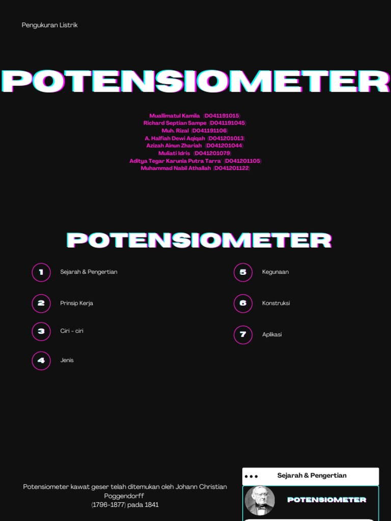 PBL - KLP 4 - Potensiometer | PDF