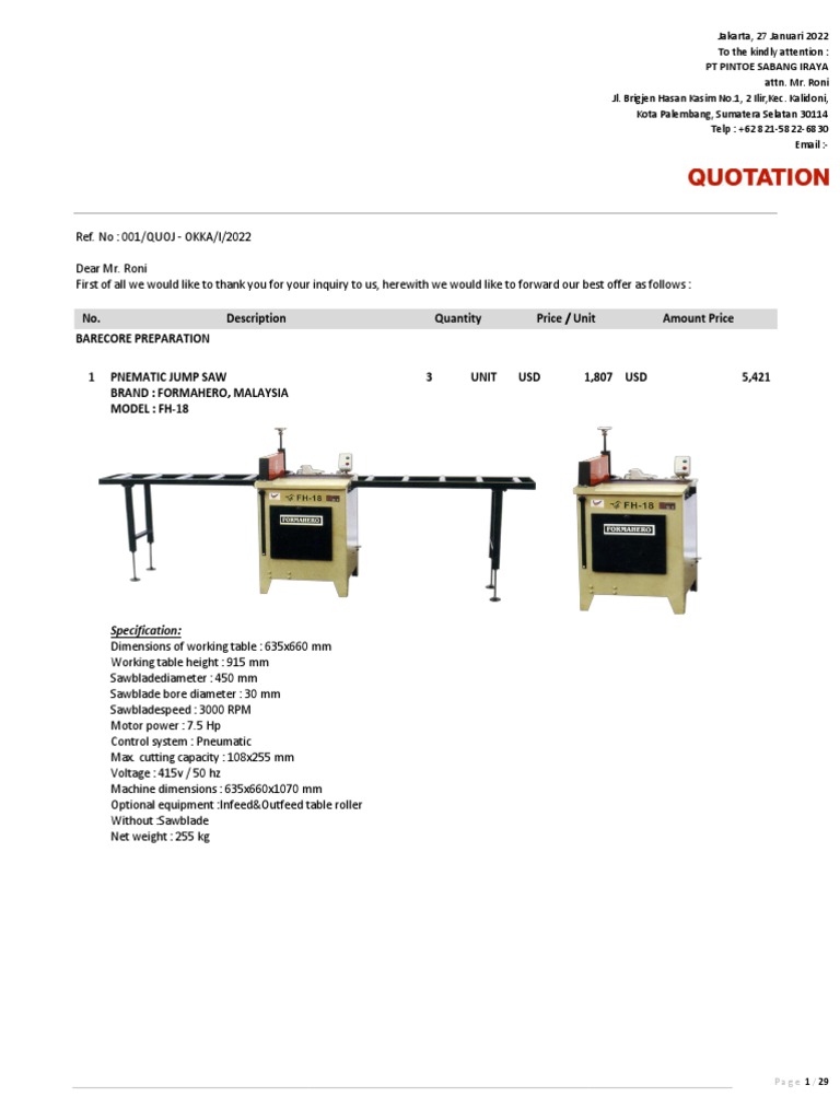 Quotation Machine | PDF | Engines | Secondary Sector Of The Economy