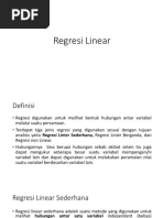 Regresi Linear, Intercept, Dan Slope | PDF