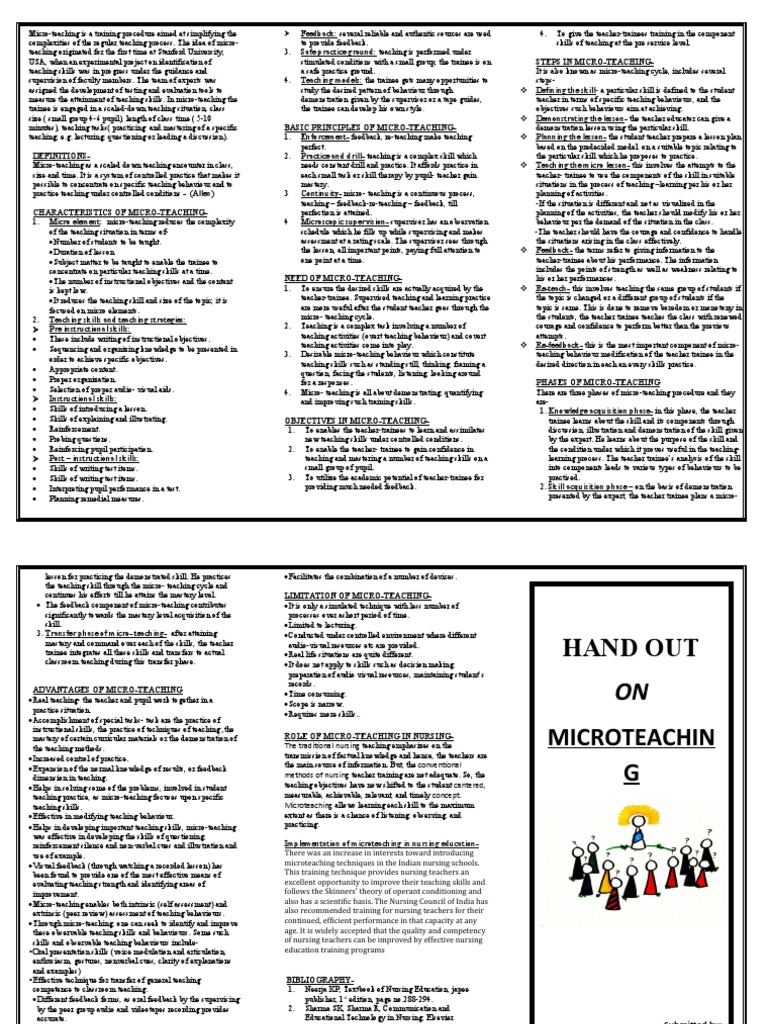 Seminar Nidhi MICROTEACHING | PDF | Teachers | Learning