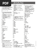 Get To The Top Plus - 3 - Tests | PDF