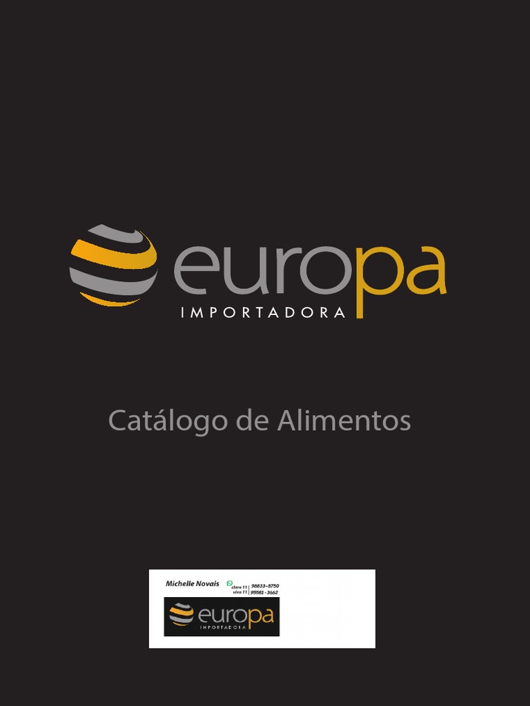 Catálogo de Alimentos Gourmet Importados | PDF | Comidas e bebidas ...