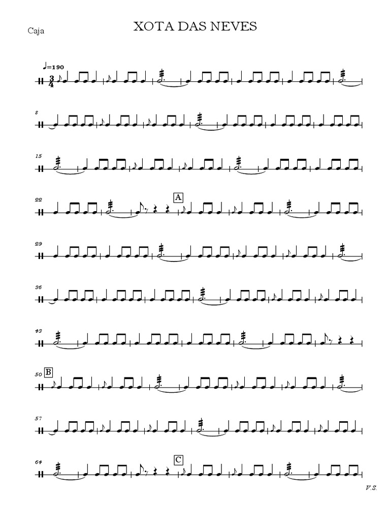 XOTA DAS NEVES - Caja | PDF