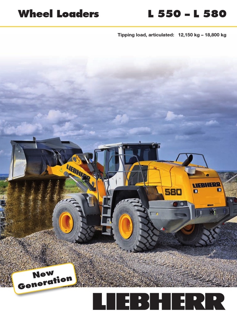 Wheel Loaders L 550 - L 580: New Generation | PDF | Engines | Diesel Engine