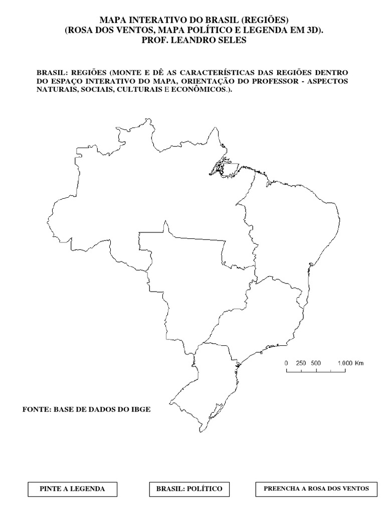 Mapa Interativo Do Brasil