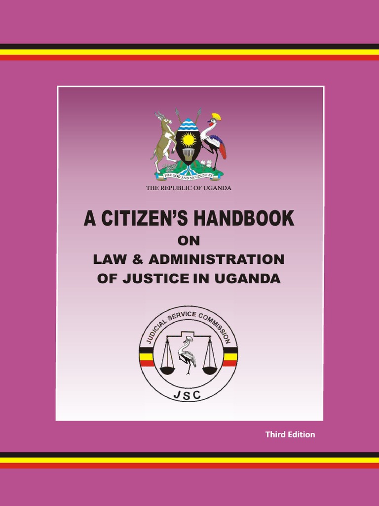 Citizens Handbook On Law and Administration of Justice in Uganda | PDF ...