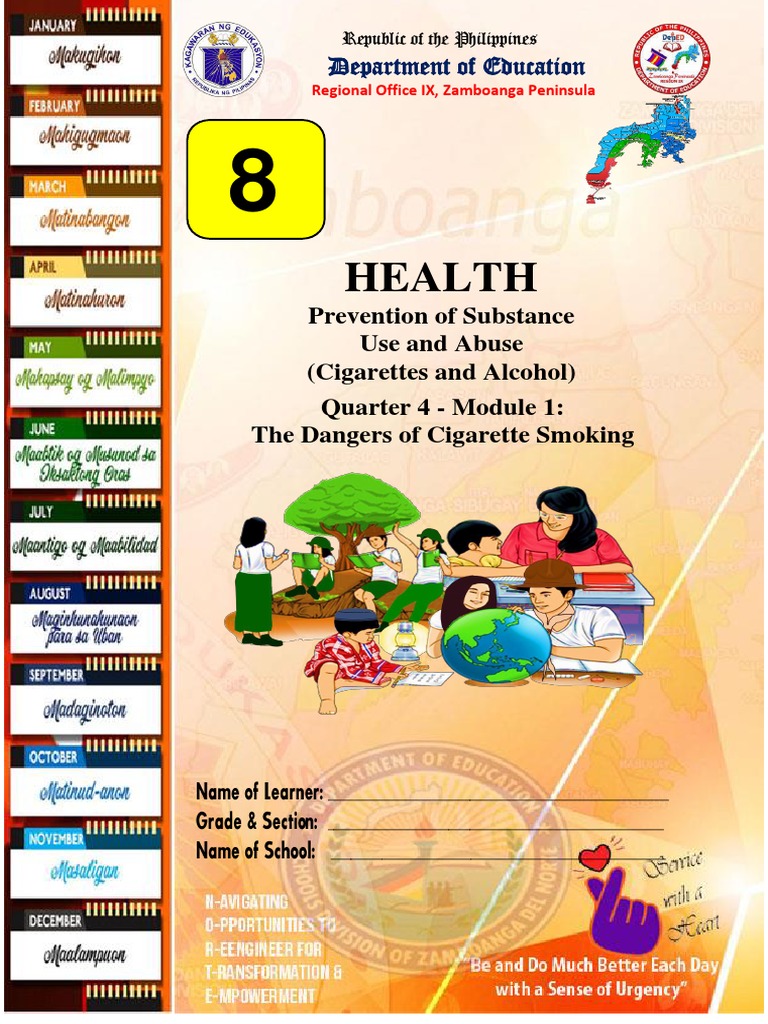 Grade 8 HEALTH Q4 Module 1 | PDF | Tobacco Smoking | Addiction