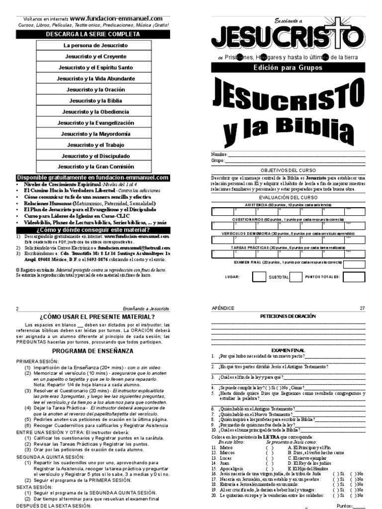 Jesucristo y La Biblia | PDF | Jesús | Pablo el apóstol
