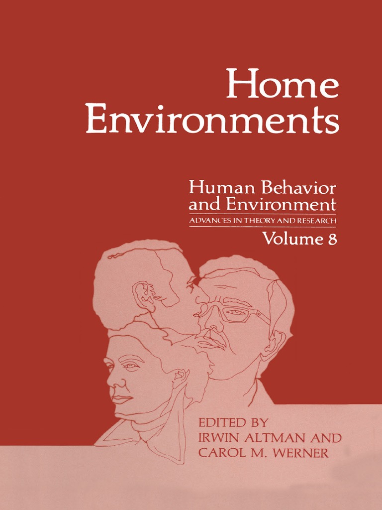 (Human Behavior and Environment 8) Carol M. Werner, Irwin Altman, Diana ...