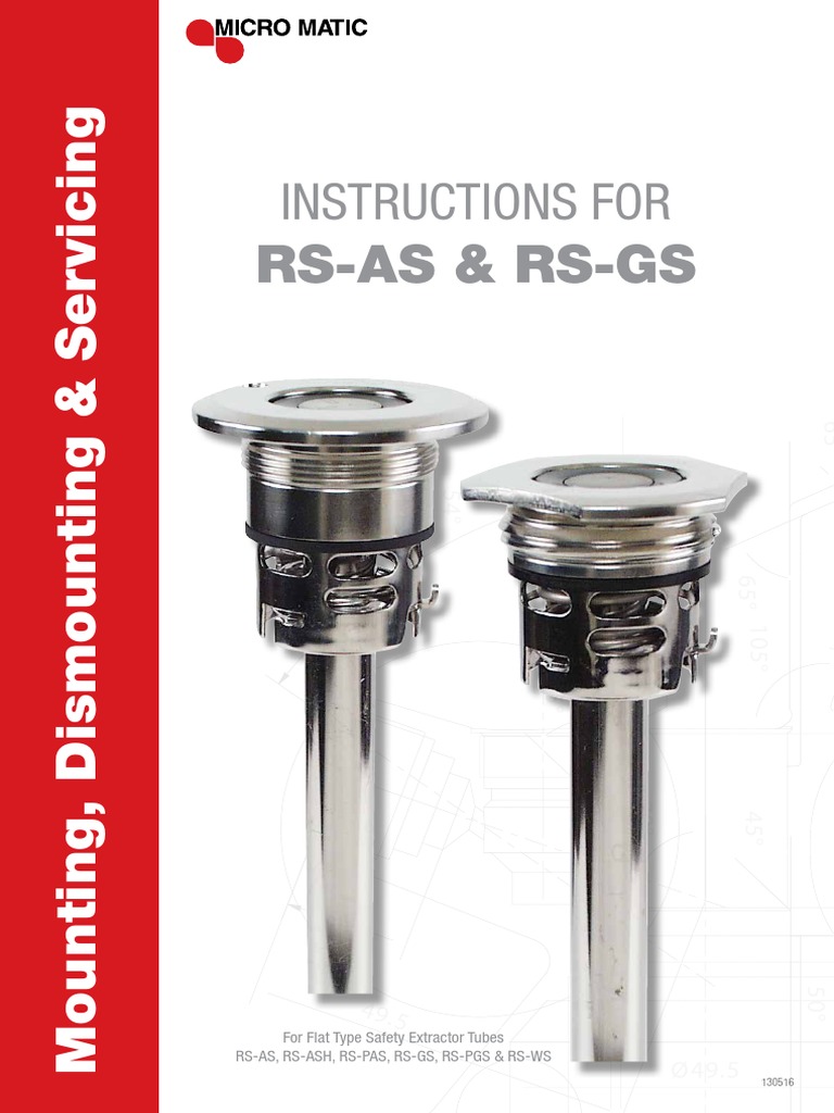 A & G - Flat-Types - Mounting-Desmounting-Servicing-English | PDF ...