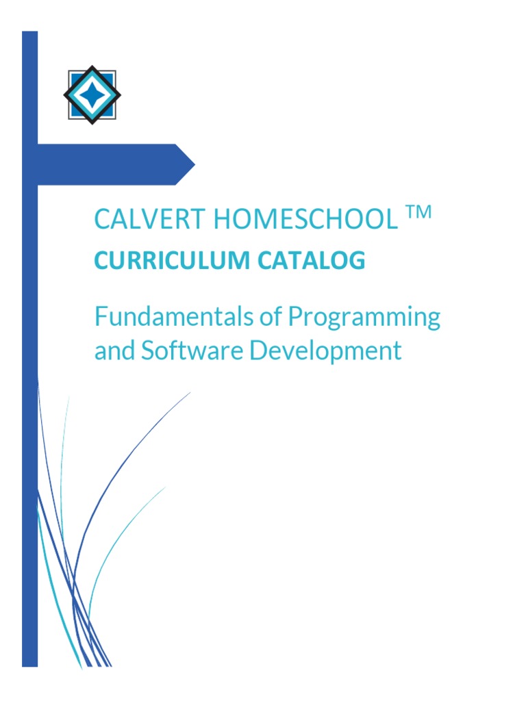Calvert Curriculum Catalog - Fundamentals of Programming and SWD | PDF ...