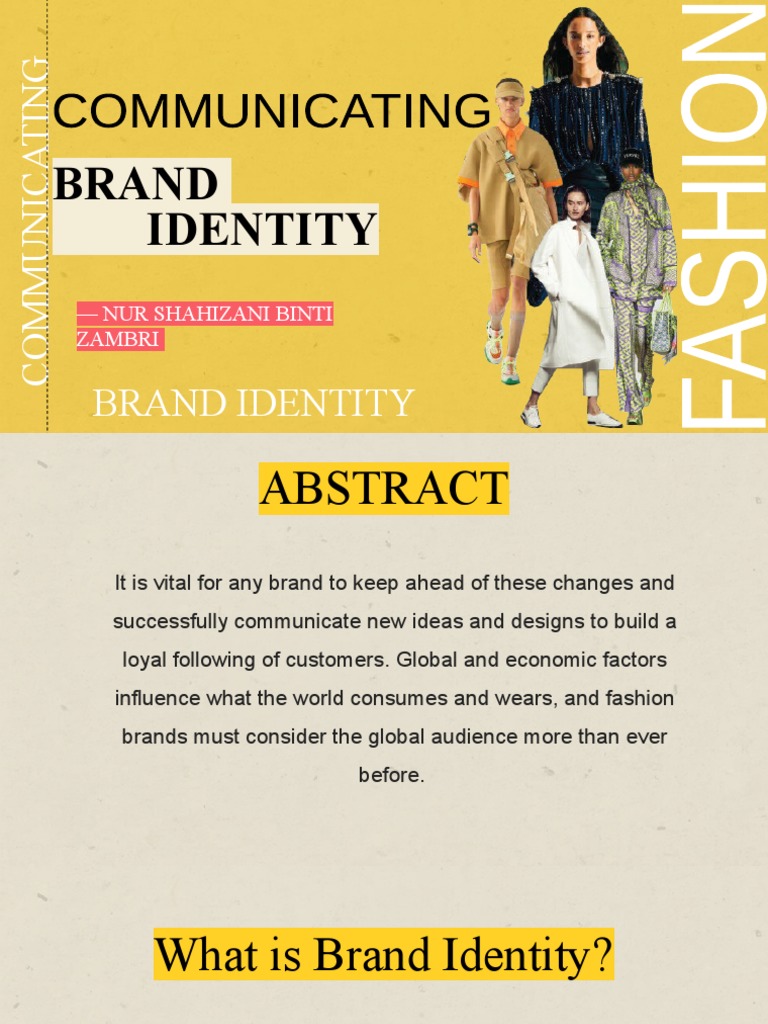 Communicating Brand Identity | PDF | Brand | Swot Analysis