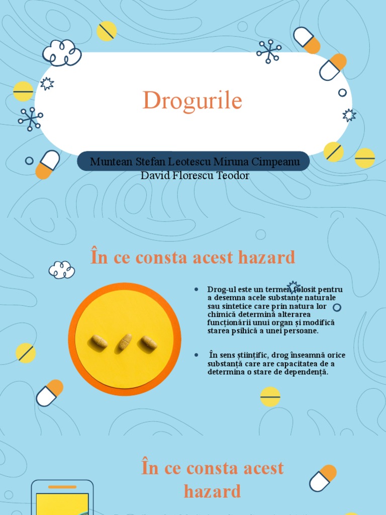 Proiect Droguri 1-1 | PDF